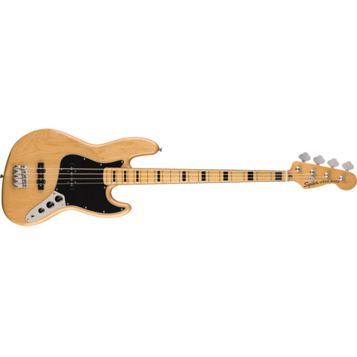 Fender Squier Classic Vibe 70s Jazz Bass Electric Guitar Natural Belfield Music