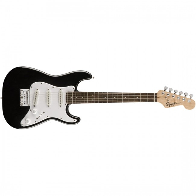 Fender Squier Mini Stratocaster Electric Guitar 3/4 Black - 0370121506 ...