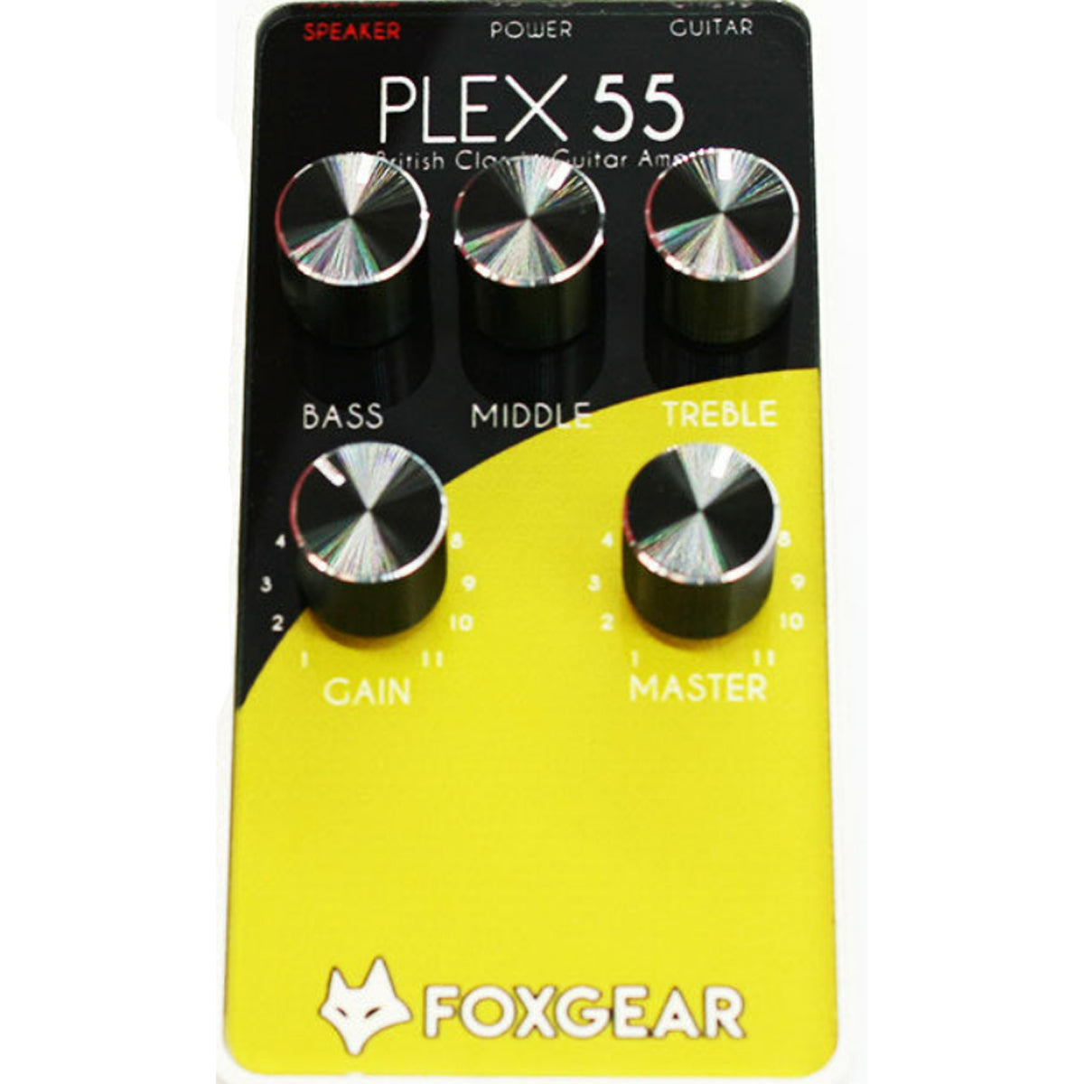 Foxgear P55 Plex 55 Mini Power Amp 55W British Tone Effects Pedal ...