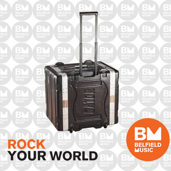 Gator GRR-10L Molded PE Audio Console Rack Case 10U w/ Wheels ...