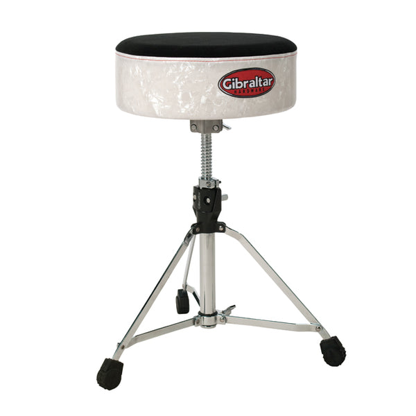 Gibraltar 9708-SFT-WP Drum Throne Stool White Pearl Softy GI9708SFTWP ...