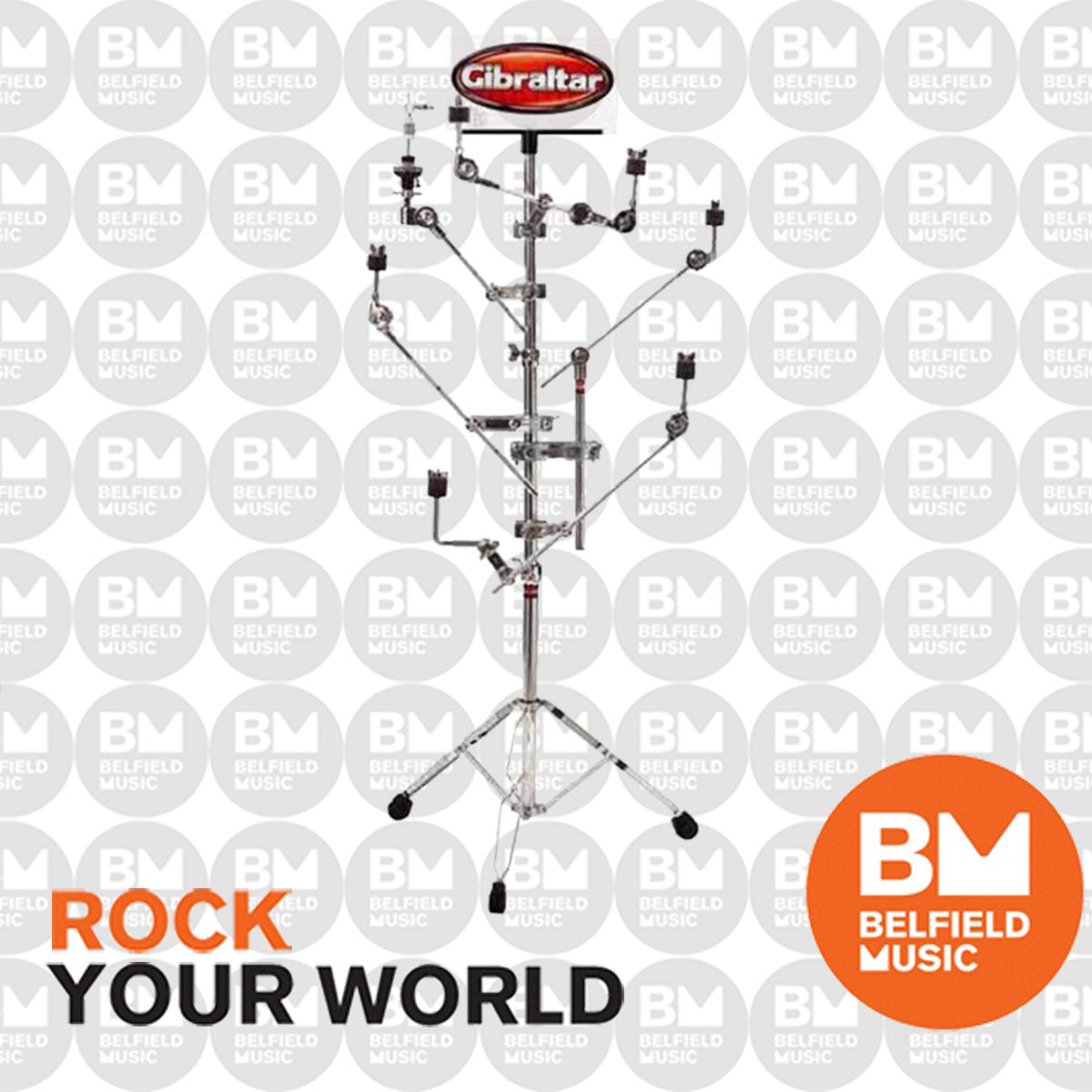 Gibraltar GCMFD Cymbal Mounting Retail POS Store Display - Belfield Music