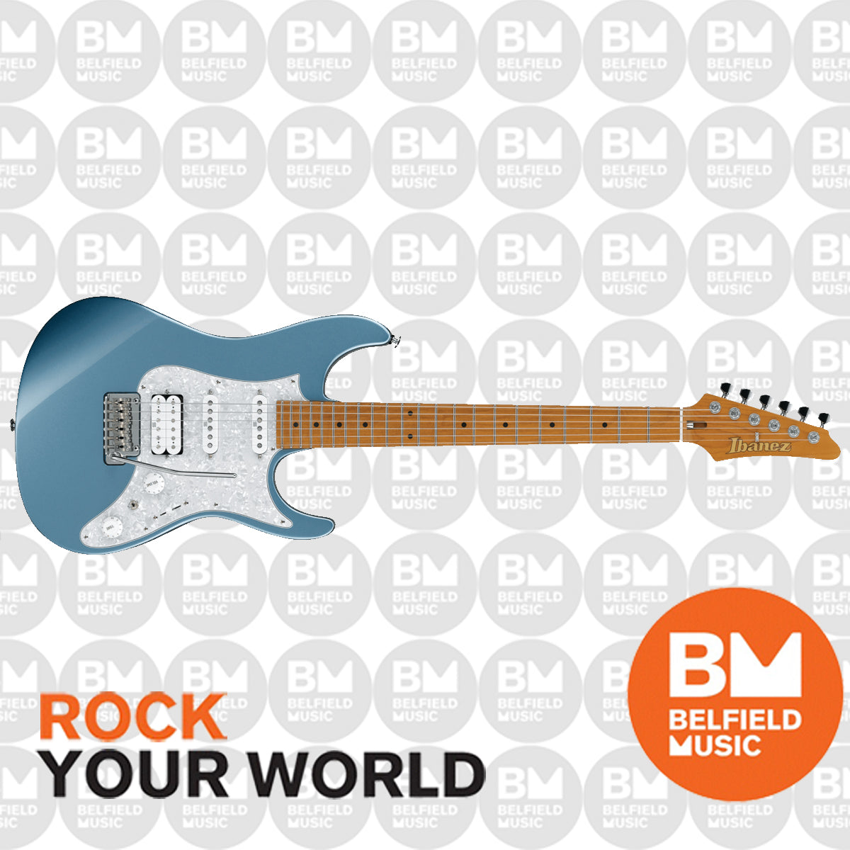 Ibanez Prestige AZ2204 Electric Guitar Ice Blue Metallic w/ Case ...