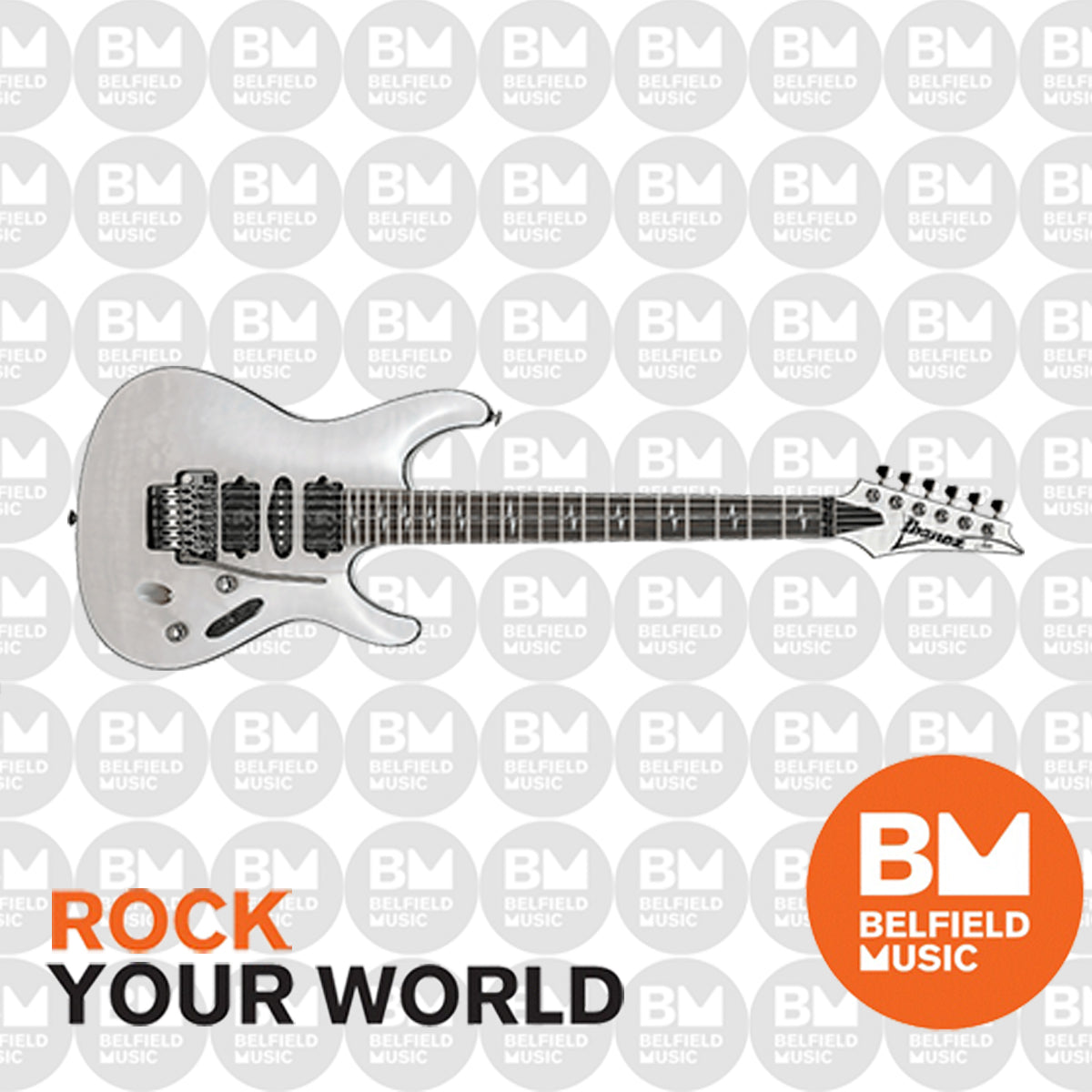 Ibanez JIVAX2 GH Nita Strauss Signature Electric Guitar Ghost w/ Case ...