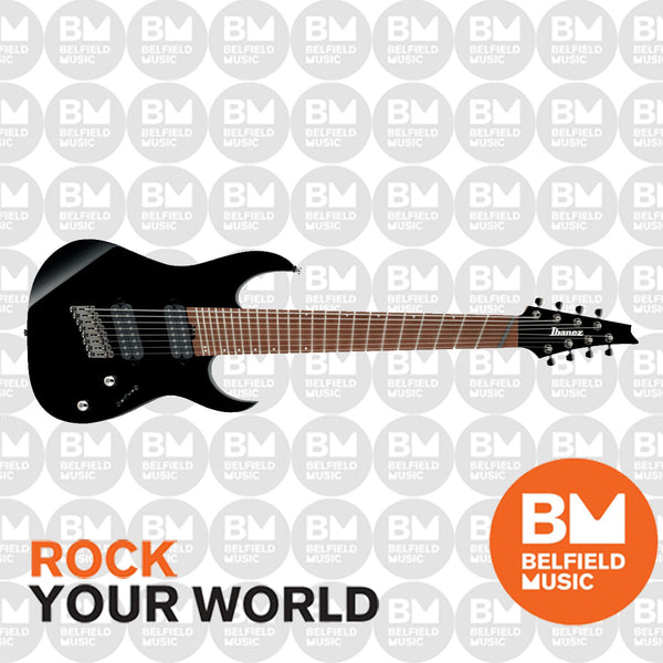 Ibanez RGMS8 Electric Guitar 8-String Multi-Scale Black - Buy Online ...