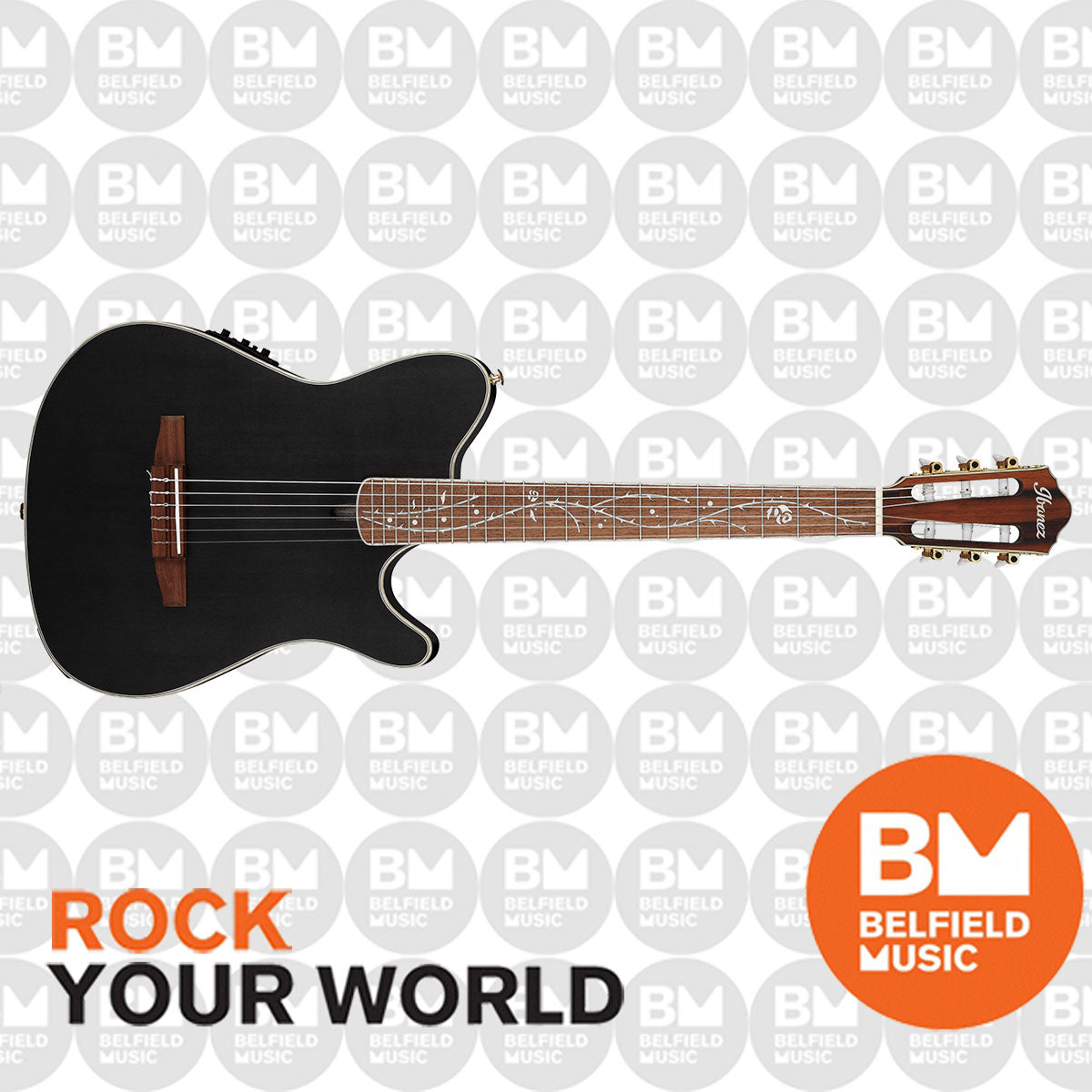 Ibanez TOD10NTKF Tim Henson Signature Classical Guitar Transparent ...