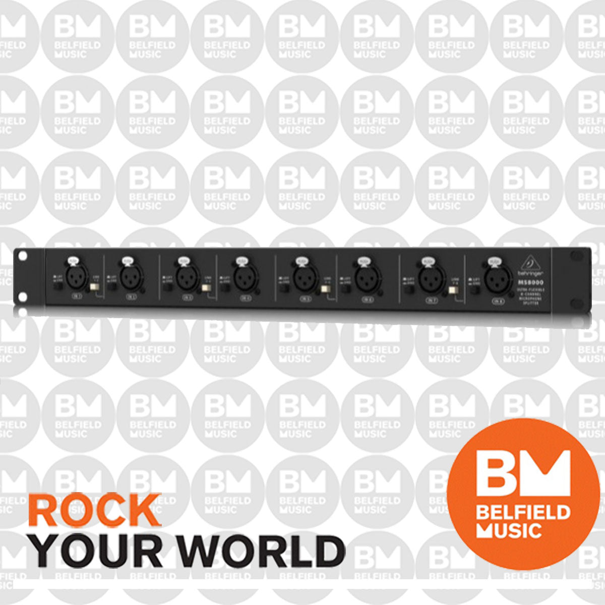 Behringer MS8000 Mic Splitter - Buy Online - Belfield Music