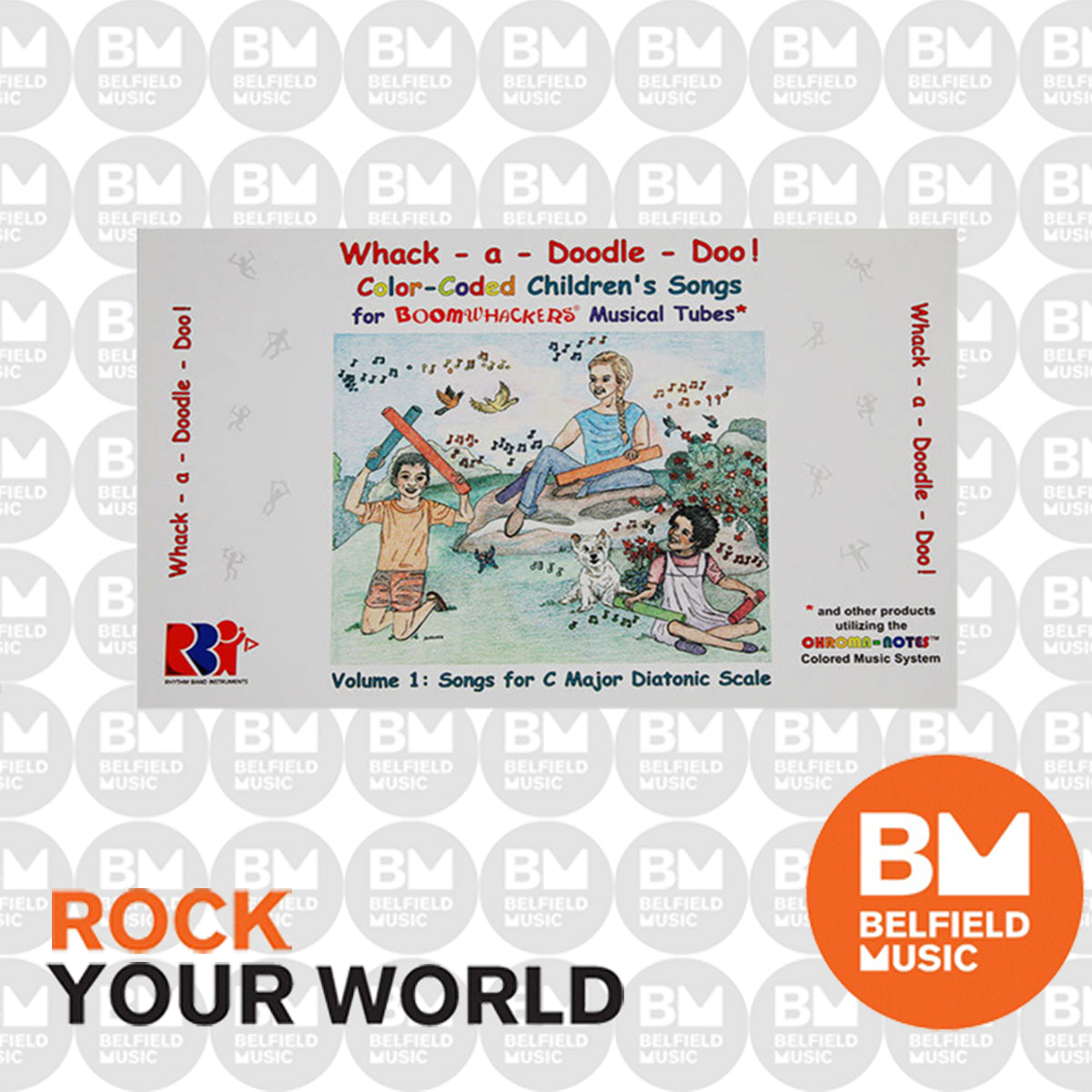 Boomwhackers Whack-A Doodle Doo Book - Buy Online - Belfield Music