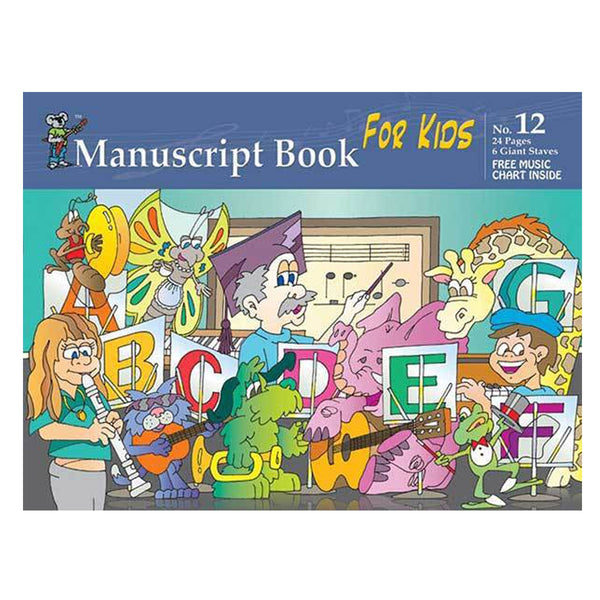Progressive Books 11833 Kids Manuscript Book - Buy Online - Belfield Music