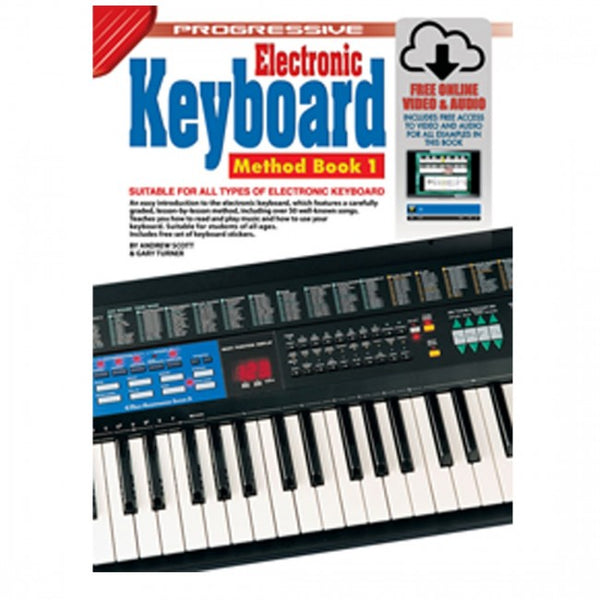 Progressive Books 18348 Electronic Electric Keyboard Method Book 1 ...