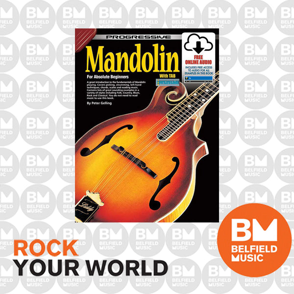 Progressive Books 69261 MANDOLIN Beginners Book Lessons KPMDX ...