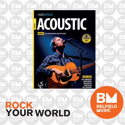 Rockschool Acoustic Guitar Debut - 2019+ Book & Online Audio - Belfield Music