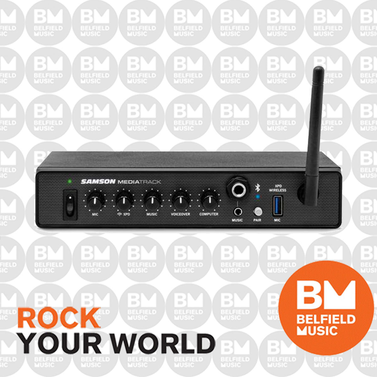 Samson Mediatrack 4-Channel Mixer / USB Interface w/ Bluetooth ...