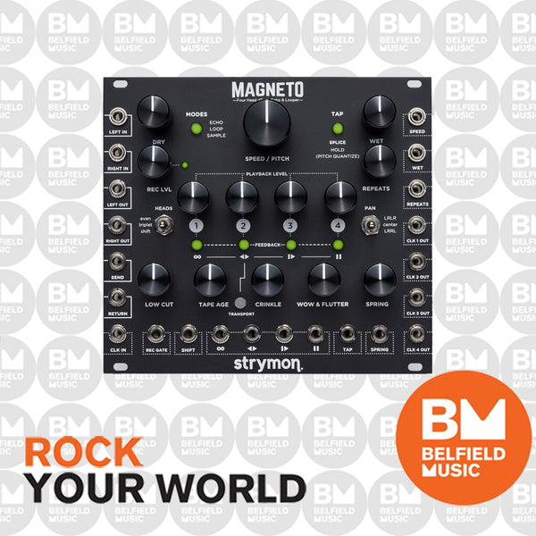 Strymon Magneto - Four Head dTape Echo and Looper Eurorack Module ...