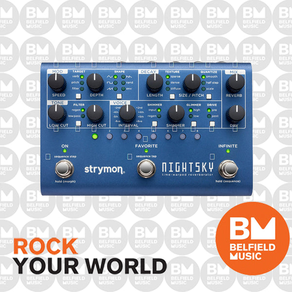Strymon NightSky Time-Warped Reverberator Effects Pedal - Buy Online ...