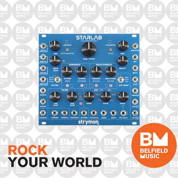 Strymon Starlab Time warped Reverberator Eurorack Module Blue ...