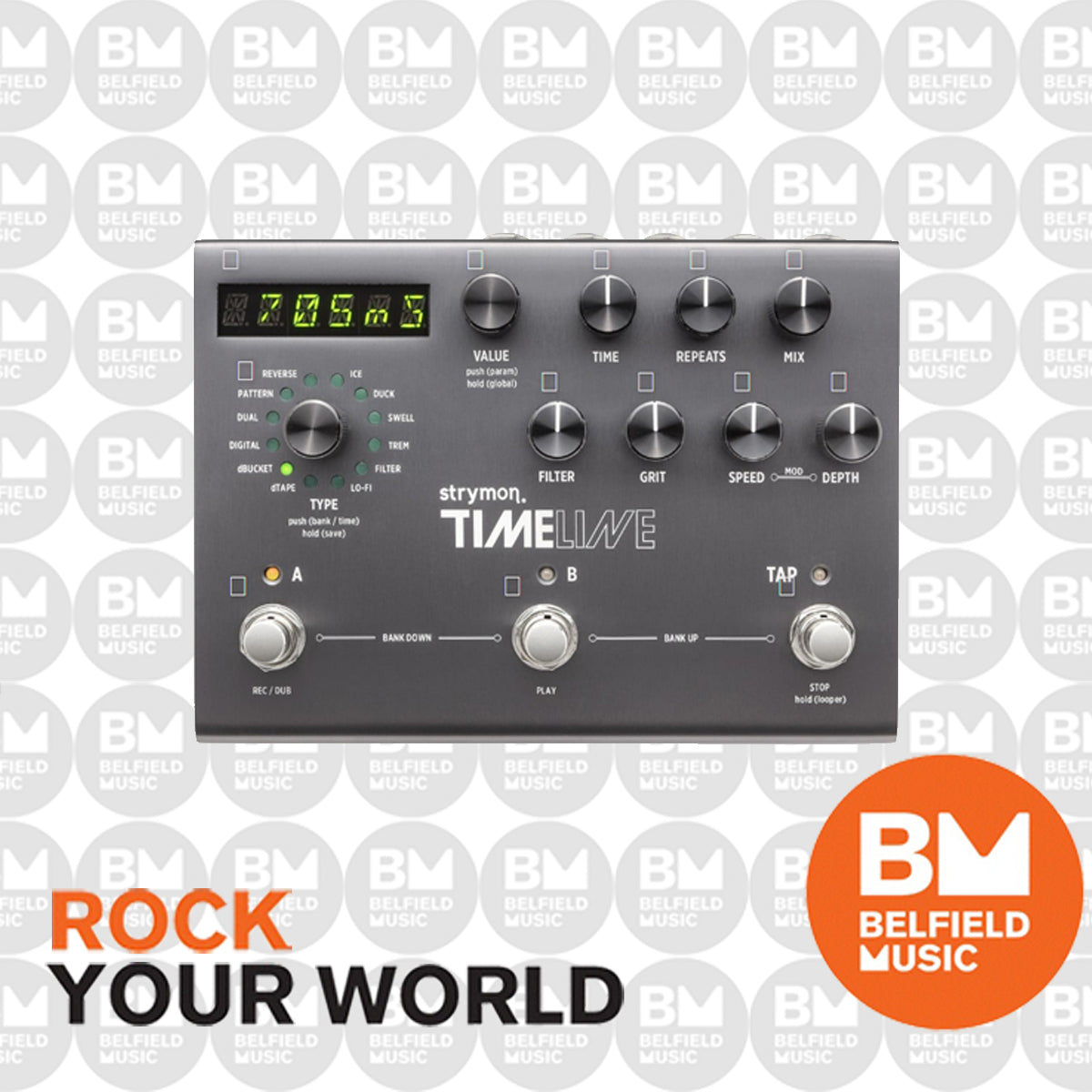 Strymon TimeLine Multi-Dimensional Delay Effects Pedal - Buy Online ...