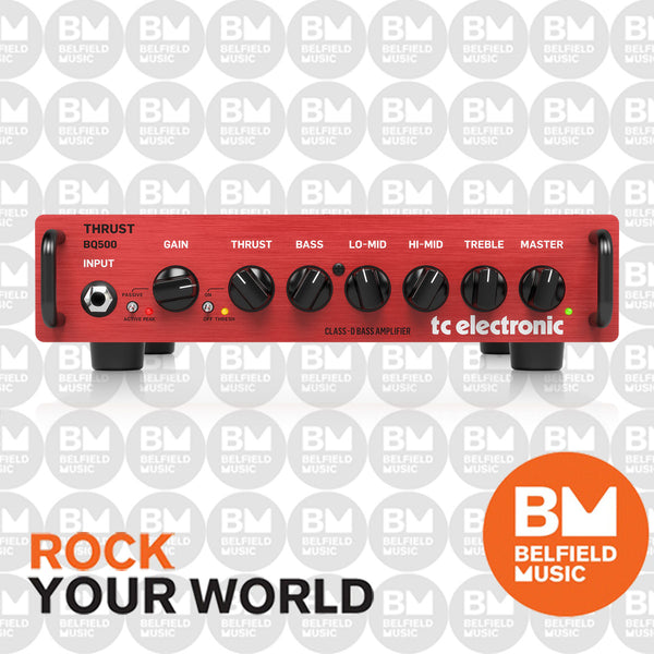 TC Electronic BQ500 Portable Bass Head 500W w/ Mosfet Preamp - Belfield ...